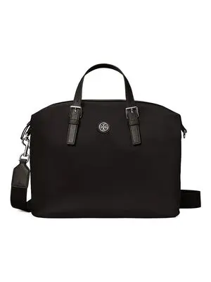 Tory Burch Tory Burch Virginia Nylon Satchel - Black