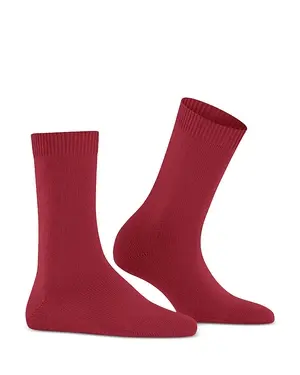 Falke Cosy Mid-Calf Socks Berry