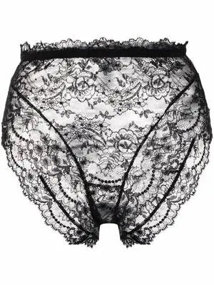 Dolce & Gabbana High-waisted Chantilly-lace Briefs