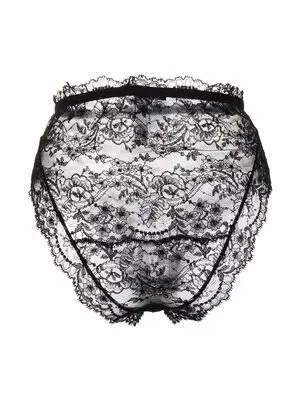 Dolce & Gabbana High-waisted Chantilly-lace Briefs
