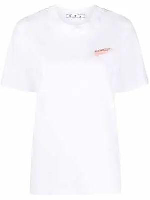 Off-White Logo-print Short-sleeve T-shirt - White