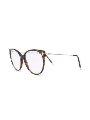 TOM FORD Oversized Tortoiseshell-frame Glasses