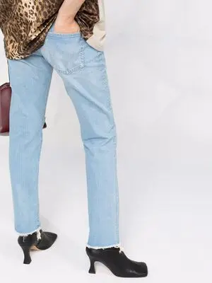 Junya Watanabe Distressed Skinny-cut Jeans