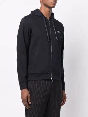 Emporio Armani Zip-up Hoodie - Blue
