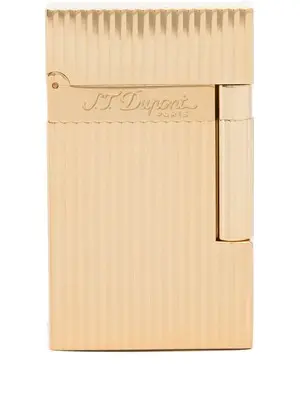 S.t. Dupont Engraved-logo Lighter - Gold