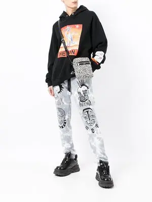 HACULLA. Tie Dye-print Drawstring Track Pants