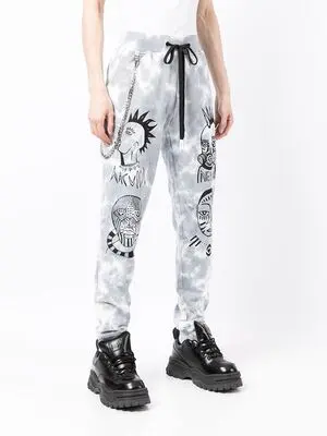 HACULLA. Tie Dye-print Drawstring Track Pants