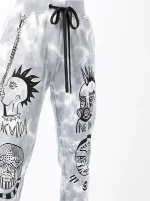 HACULLA. Tie Dye-print Drawstring Track Pants