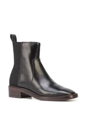 Tory Burch Square-toe Leather Chelsea Boots