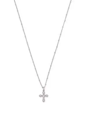Dolce & Gabbana Cross Pendant Necklace - Silver