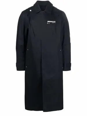 A-COLD-WALL* Longline Trench Coat - Black