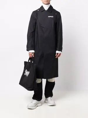 A-COLD-WALL* Longline Trench Coat - Black