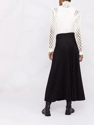 Valentino Garavani Cut-out Knitted Jumper - White