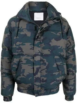 PORTS V Heart Earth Camouflage Padded Jacket