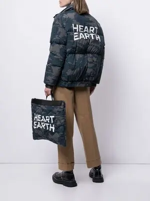 PORTS V Heart Earth Camouflage Padded Jacket