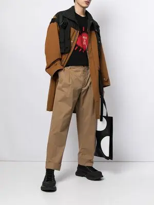 PORTS V Turned-hem Straight-leg Trousers
