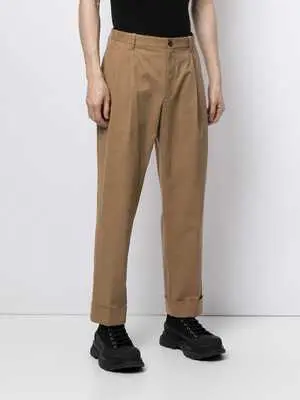 PORTS V Turned-hem Straight-leg Trousers