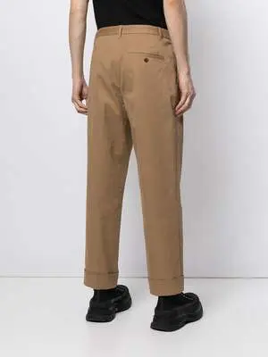 PORTS V Turned-hem Straight-leg Trousers