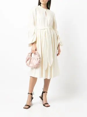 BARUNI Belted Midi Dress