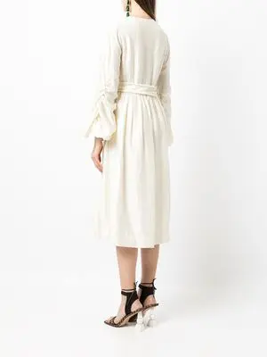 BARUNI Belted Midi Dress