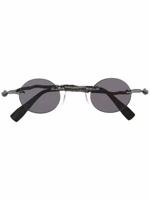 KUBORAUM Round Frame Sunglasses - Black