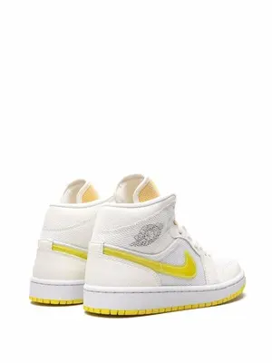 JORDAN Air 1 Mid Se Voltage Sneakers - White