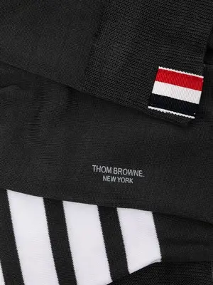Thom Browne 4-bar Stripe Socks - Grey