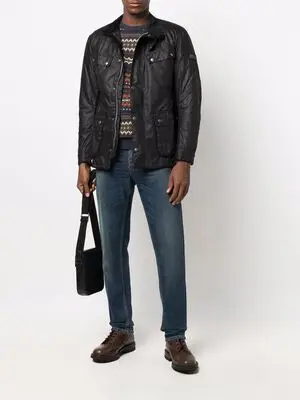 Barbour Wax-coated Zipped Jacket