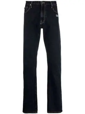 Off-white Mid Rise Jeans For Men