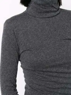 Majestic Filatures Roll Neck Jumper - Grey