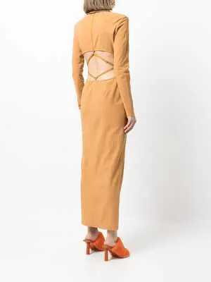 Jacquemus Obiou Fitted Long Dress