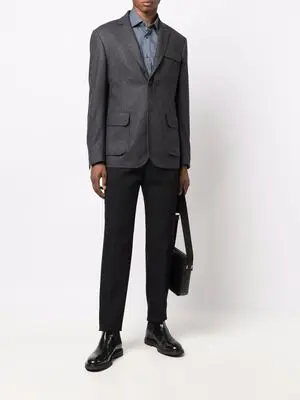 BILLIONAIRE Embroidered-logo Tailored Blazer