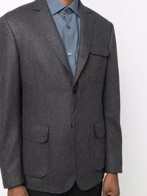 BILLIONAIRE Embroidered-logo Tailored Blazer