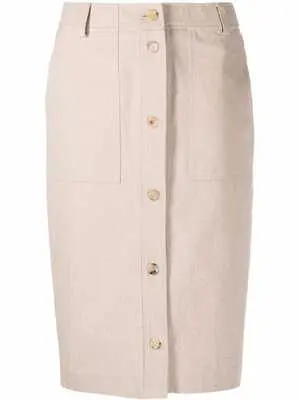 Moschino Button-up Midi Skirt