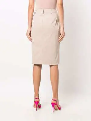 Moschino Button-up Midi Skirt