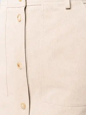 Moschino Button-up Midi Skirt