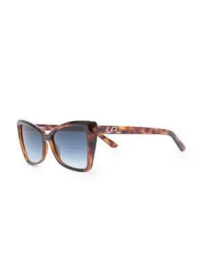 Karl Lagerfeld Tortoiseshell Cat Eye Sunglasses