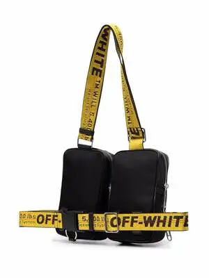 Off-White Double Pouch Shoulder Bag