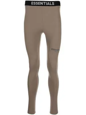 Fear Of God Athletic Logo-waist Leggings - Brown