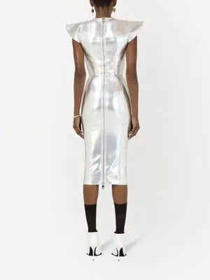 Dolce & Gabbana Metallic-effect Bustier Dress