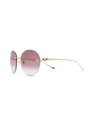 CARTIER Round Frame Sunglasses
