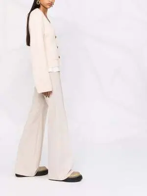 Khaite Scarlet V-neck Cashmere Cardigan - Neutrals