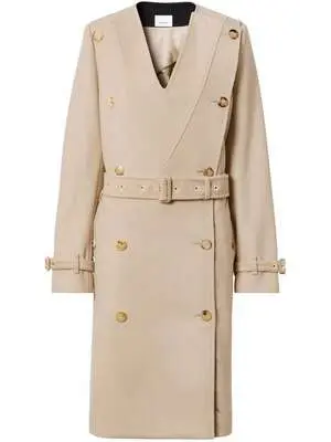 Burberry Double-breasted Trench Coat - Neutrals