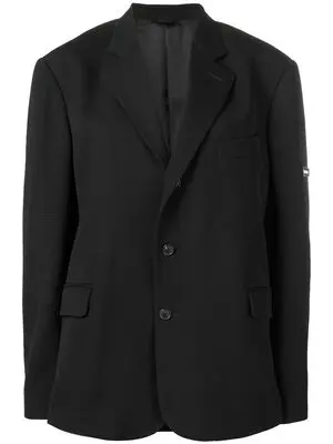 Balenciaga Washed Button-front Jacket