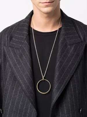 PARTS OF FOUR Sphere Slice Charm Necklace