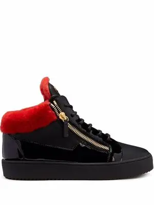 GIUSEPPE ZANOTTI Kriss Winter Mid-top Sneakers - Black