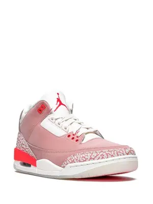 JORDAN Air 3 Rust Sneakers - Pink