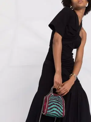 Stella McCartney Single-sleeve Midi Dress