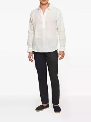 Orlebar Brown Griffon Linen Trousers - Blue
