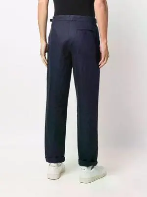 Orlebar Brown Griffon Linen Trousers - Blue